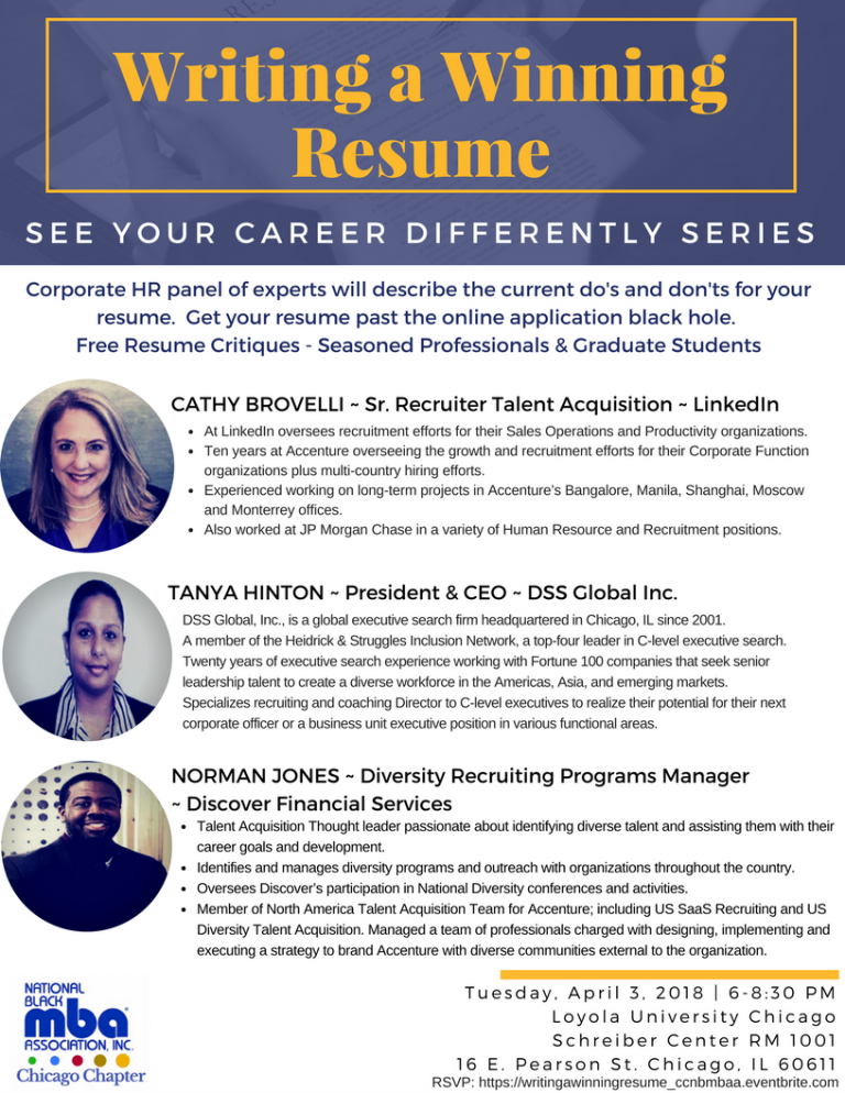 Writing a Winning Resume | NBMBAA Chicago